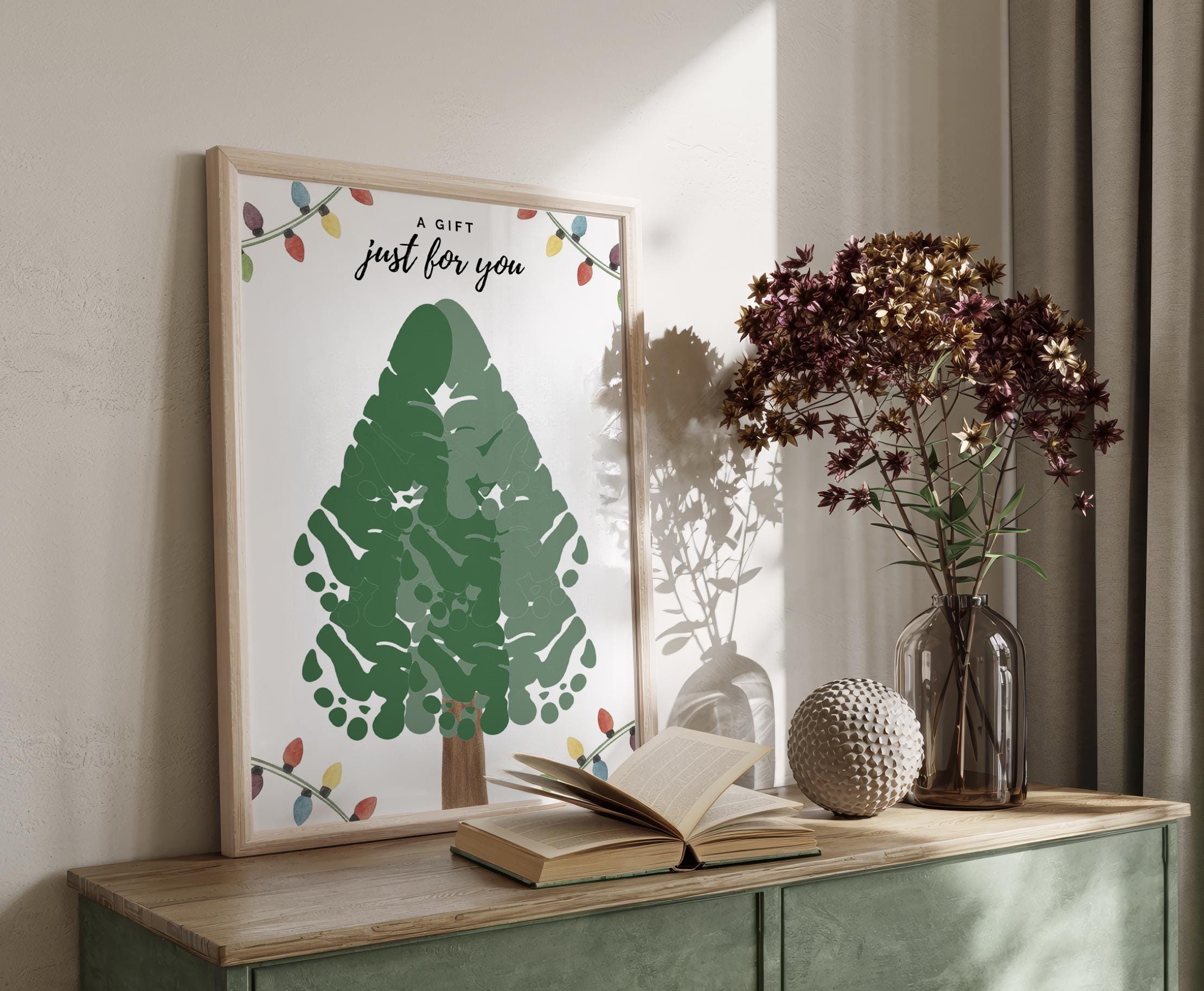 Handprint Christmas Tree Kids Craft - Festive Holiday Keepsake, Toddler ...