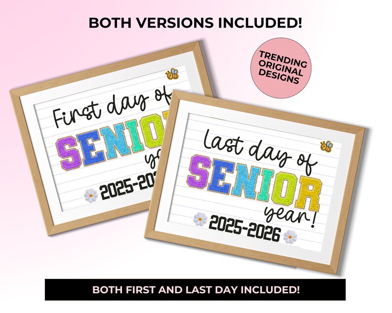 First Day of 12th Grade Sign – 12th Grade School Photo Prop – Back to ...