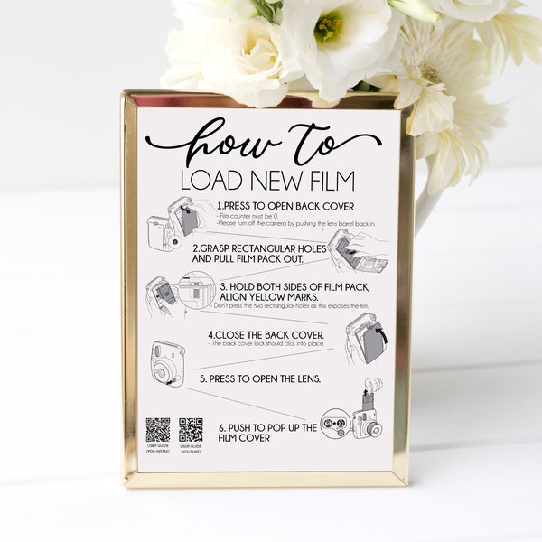 Polaroid Wedding Instructions - Etsy