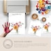Mother's Day Craft Handprint Art Birthday Activity Floral Bouquet ...