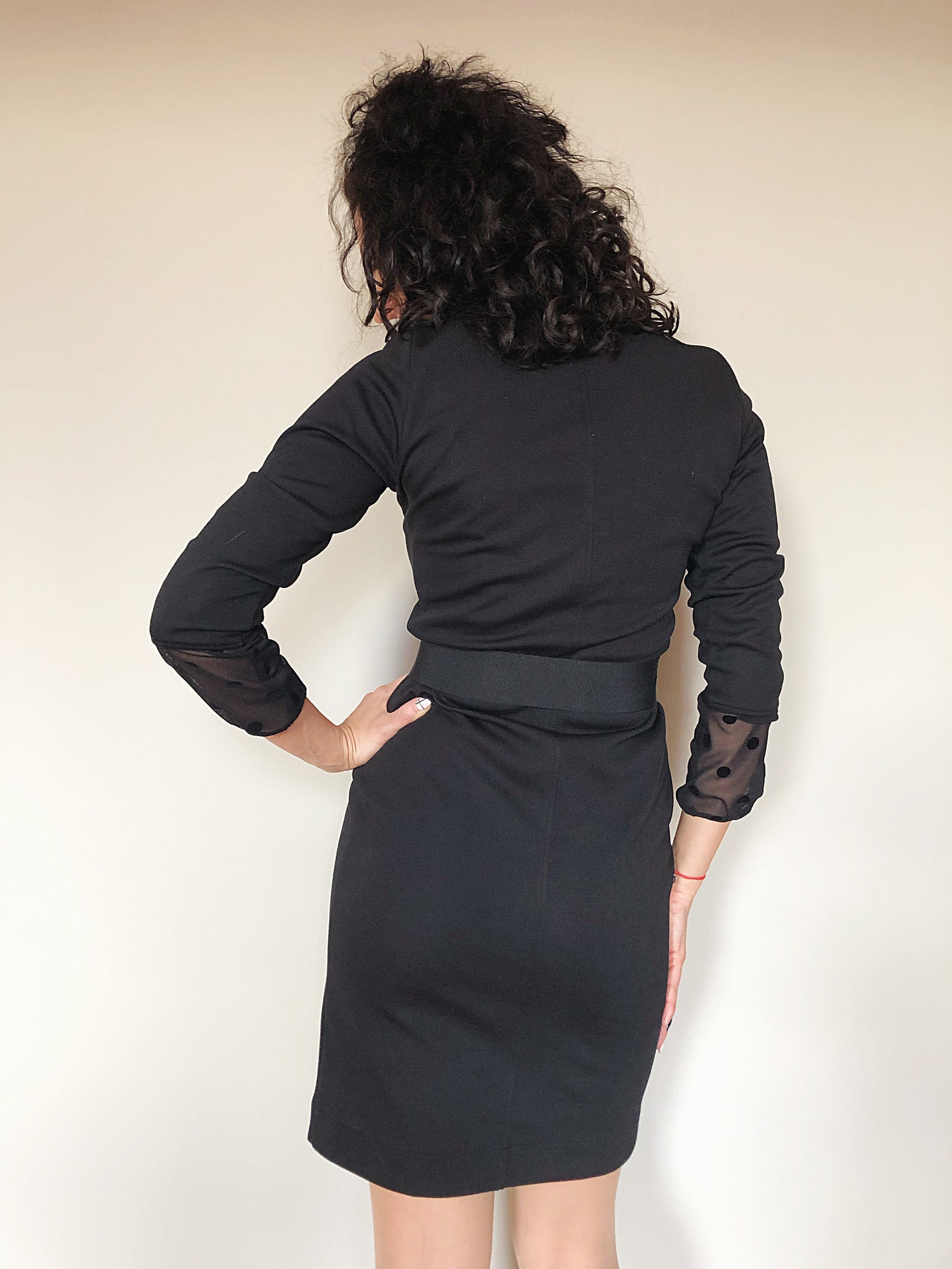 Black Women Dress Formal Women Fitted Dress Black Elegant - Etsy