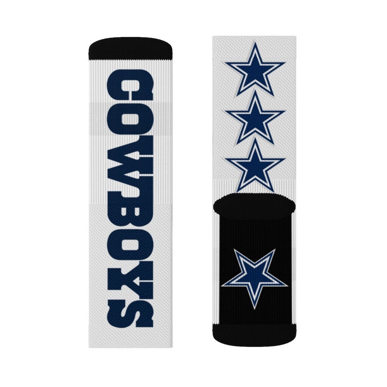 Dallas Cowboys NFL Sublimation Socks | Etsy