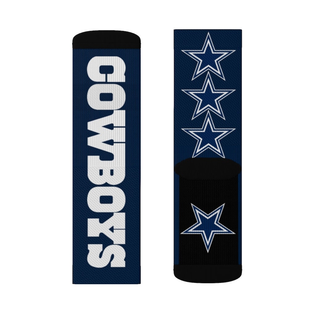 Dallas Cowboys NFL Sublimation Socks - Etsy