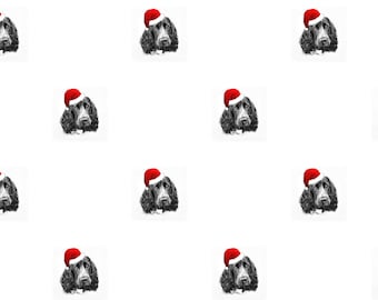 Dogs with santa hats | Etsy