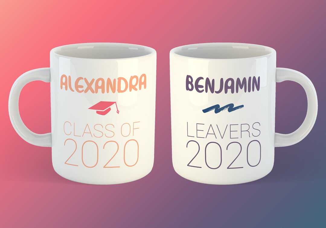 Custom 2020 Graduation Mug, Custom Leavers Mug, Graduation Gift for Her ...