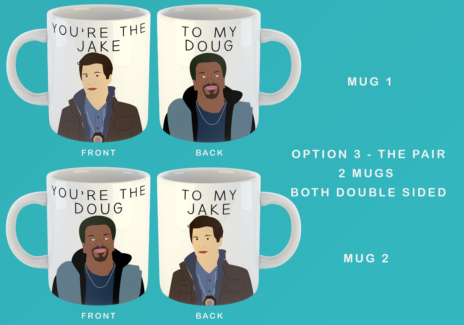 Brooklyn 99 - "doug to My Jake" or "jake to My Doug" - Jake Peralta and ...