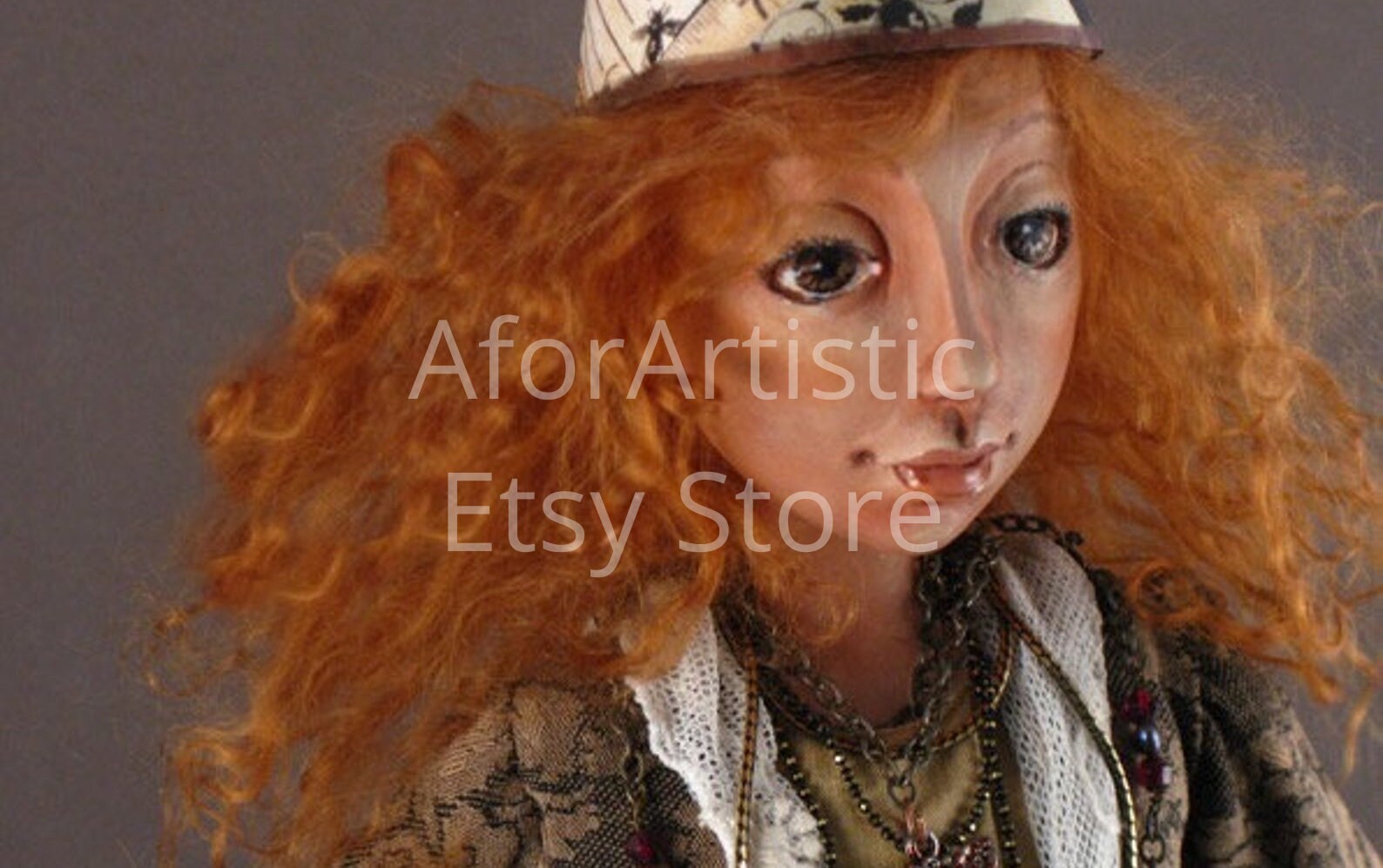 E-class -celeste: Paper Clay Cage Doll by Angela Jarecki, ODACA Artist ...