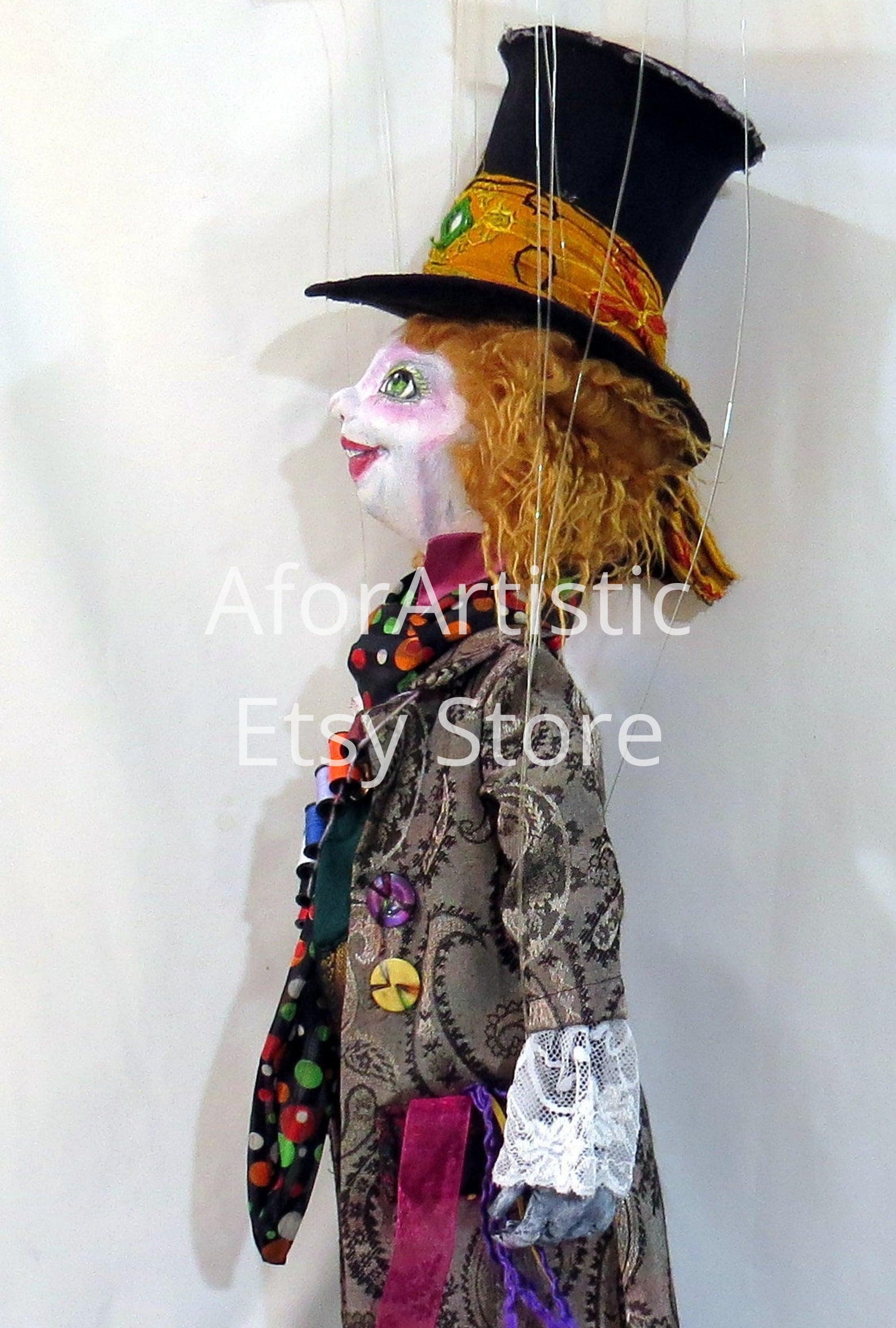 E-pattern Boho Marionette by Sharon Mitchell Cloth Doll - Etsy