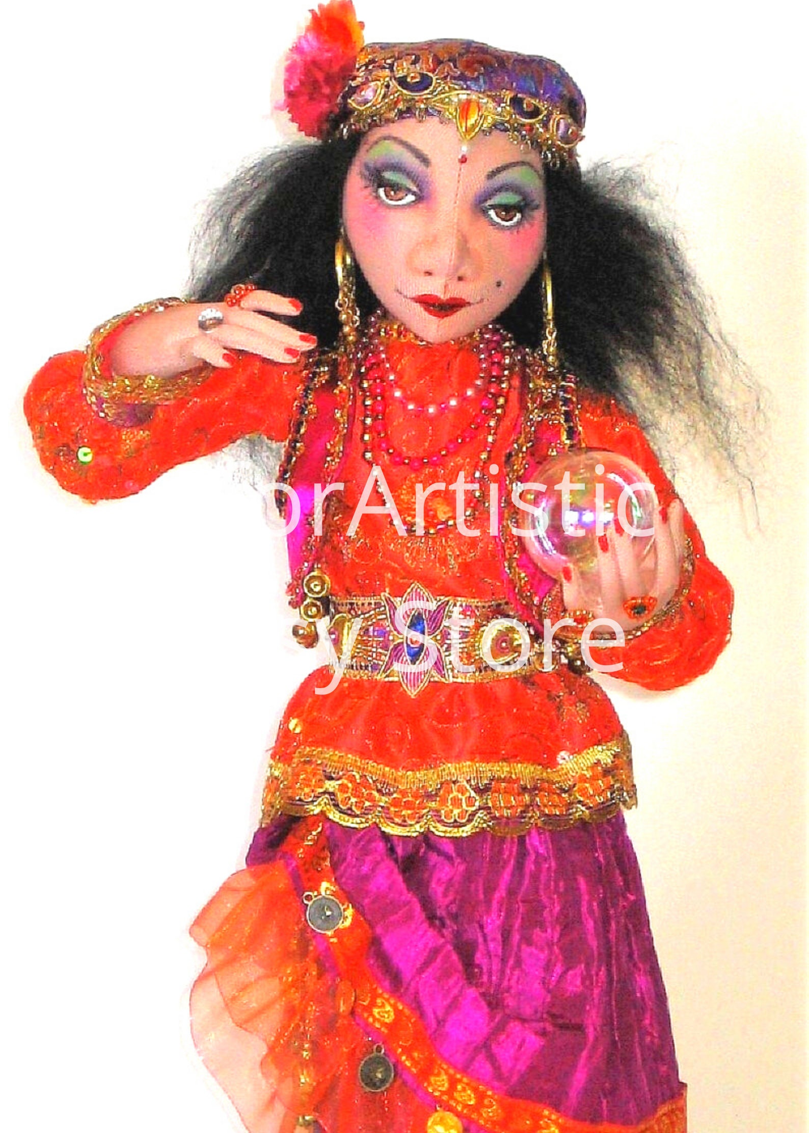 E-pattern - Madam Rosa, the Gypsy Fortune Teller and Booth by Arley ...