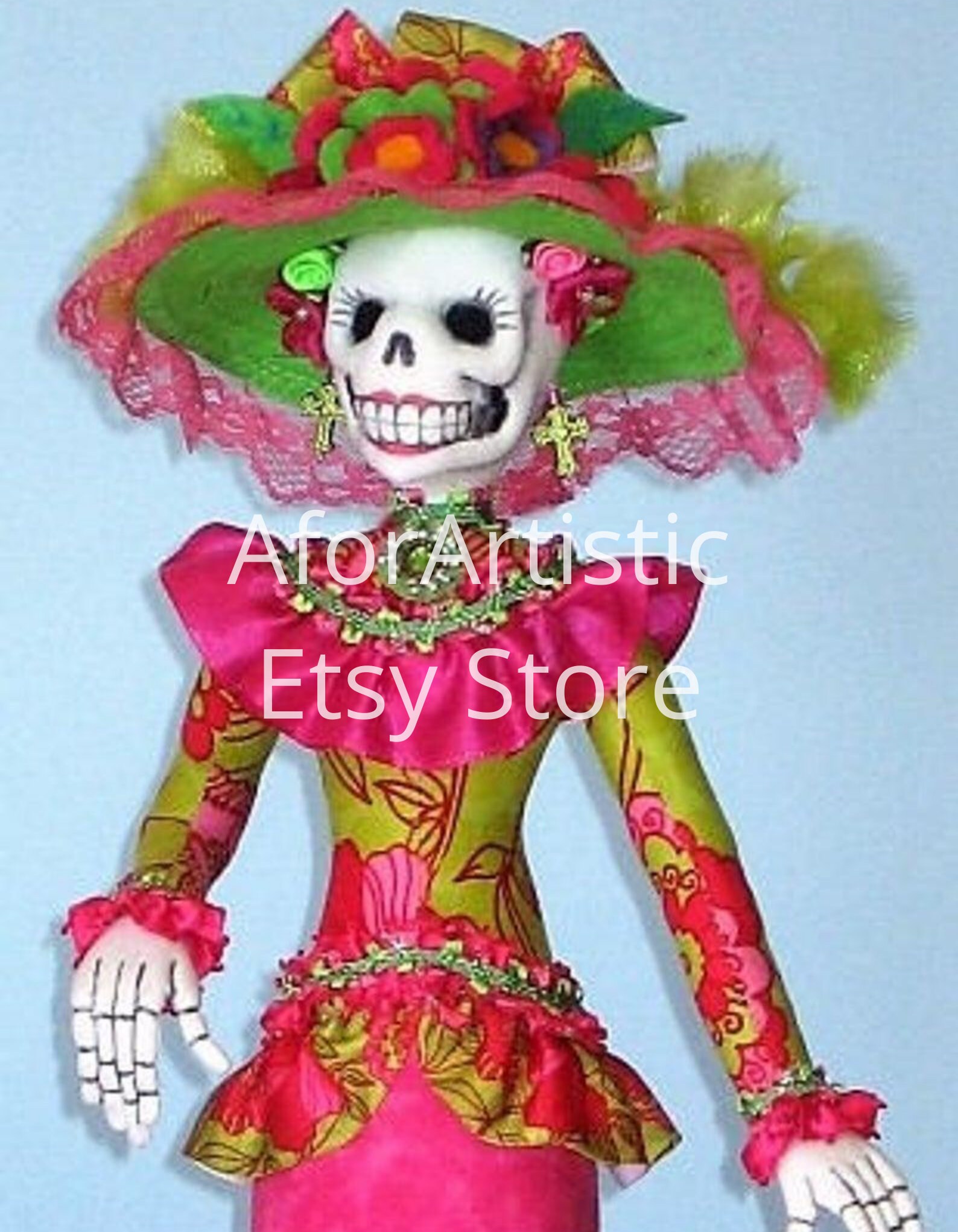 E-pattern La Catrina day of the Dead by Arley Berryhill - Etsy