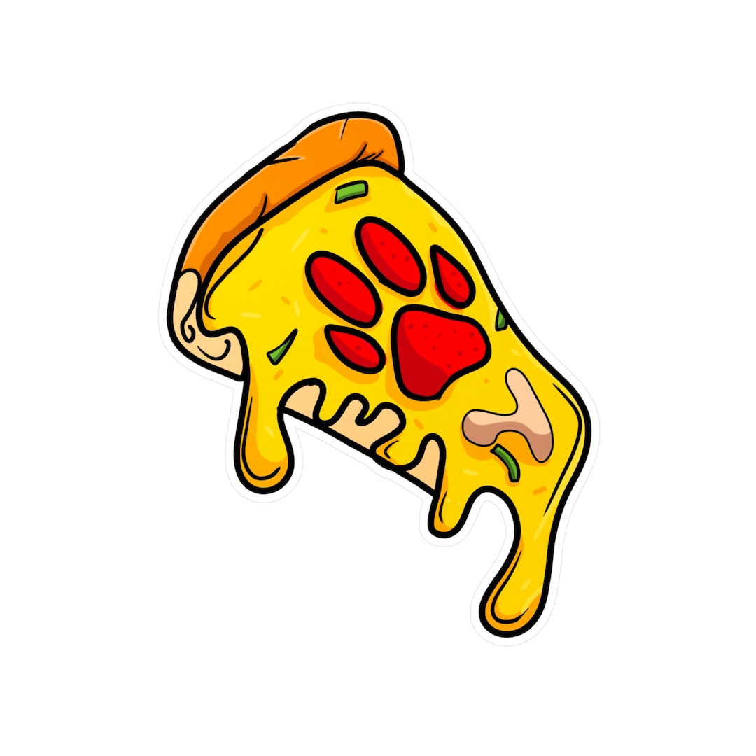 Pizza Paw! Vinyl Decals - Etsy