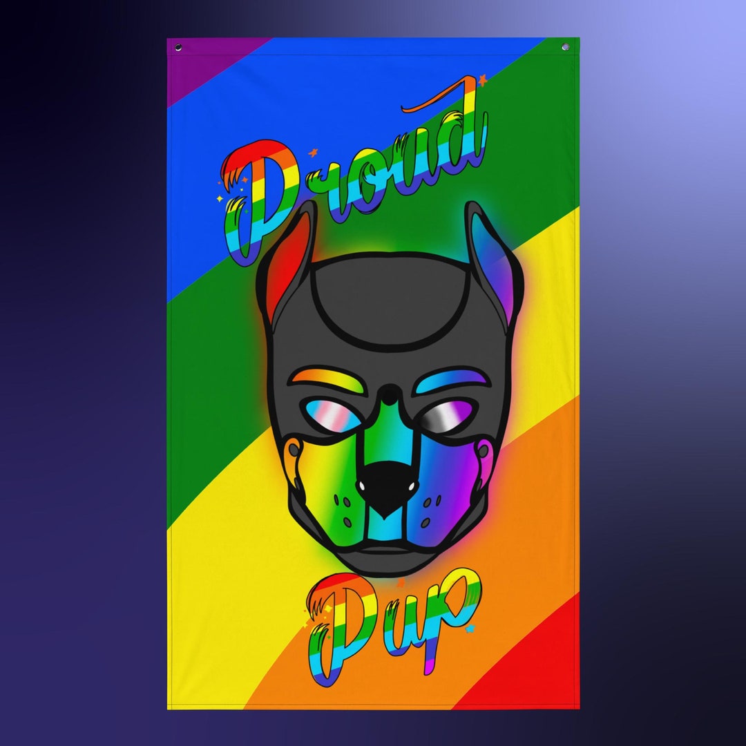 Proud Pup Flag - Etsy Proud Pup Flag - Etsy