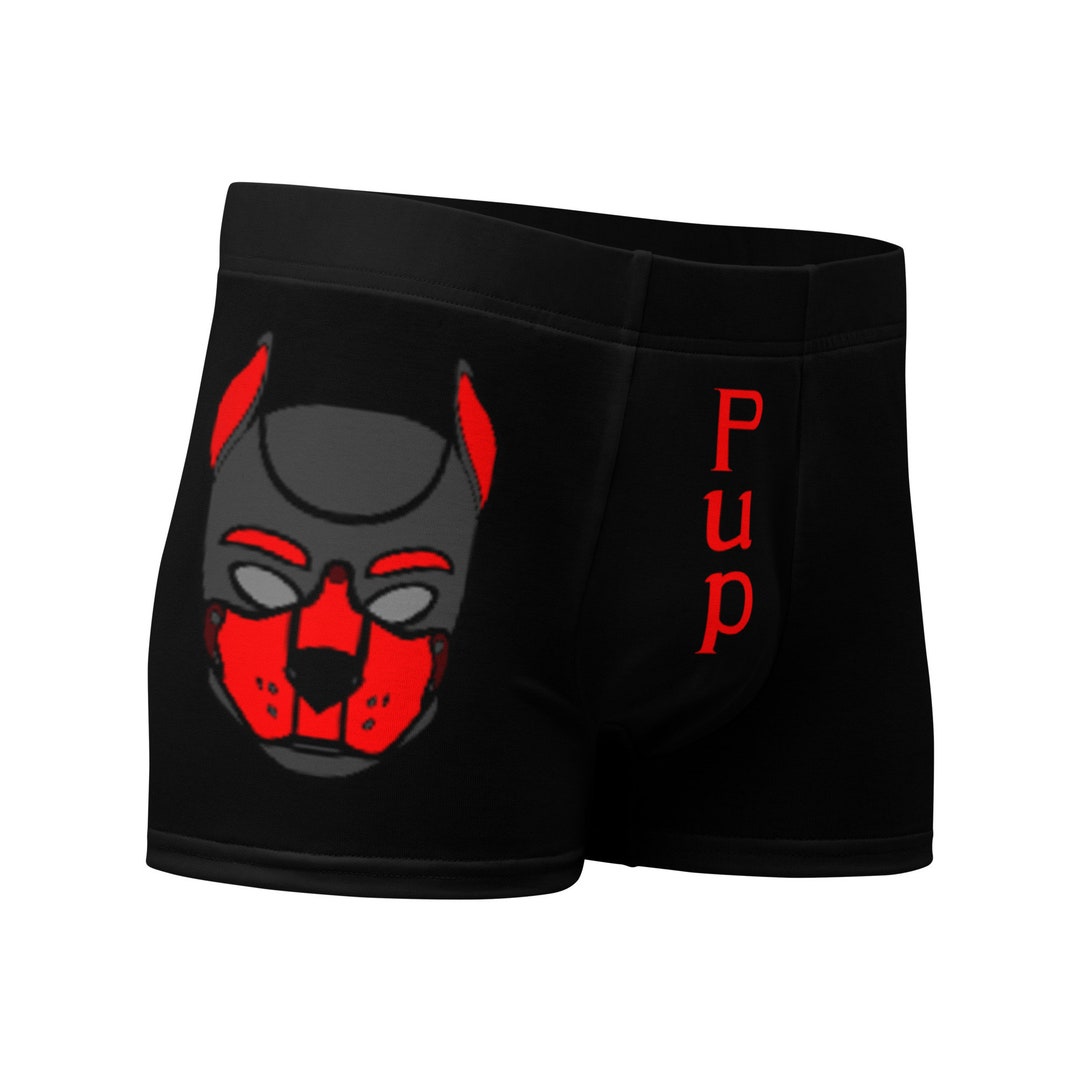 Red Pup Hood Boxer Briefs - Etsy