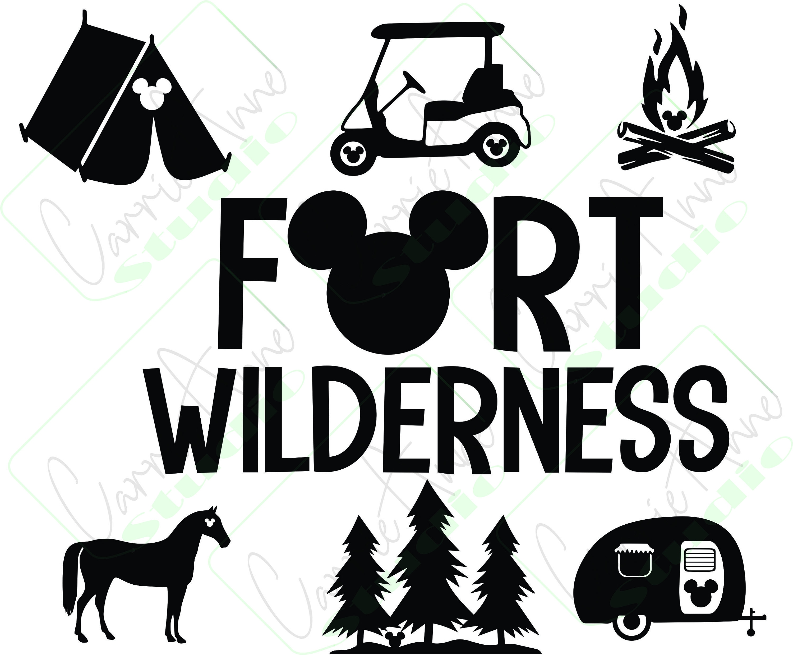 Fort Wilderness SVG - Etsy