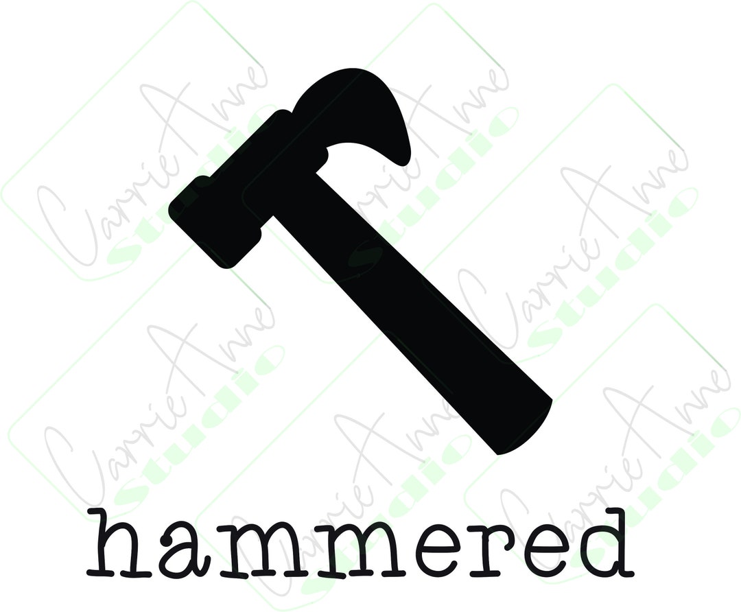 Hammered SVG - Etsy