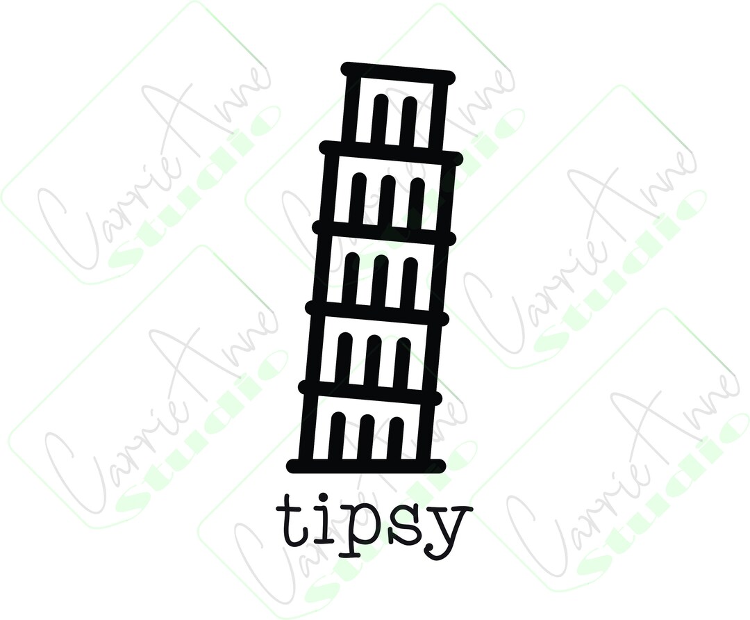 Tipsy SVG - Etsy