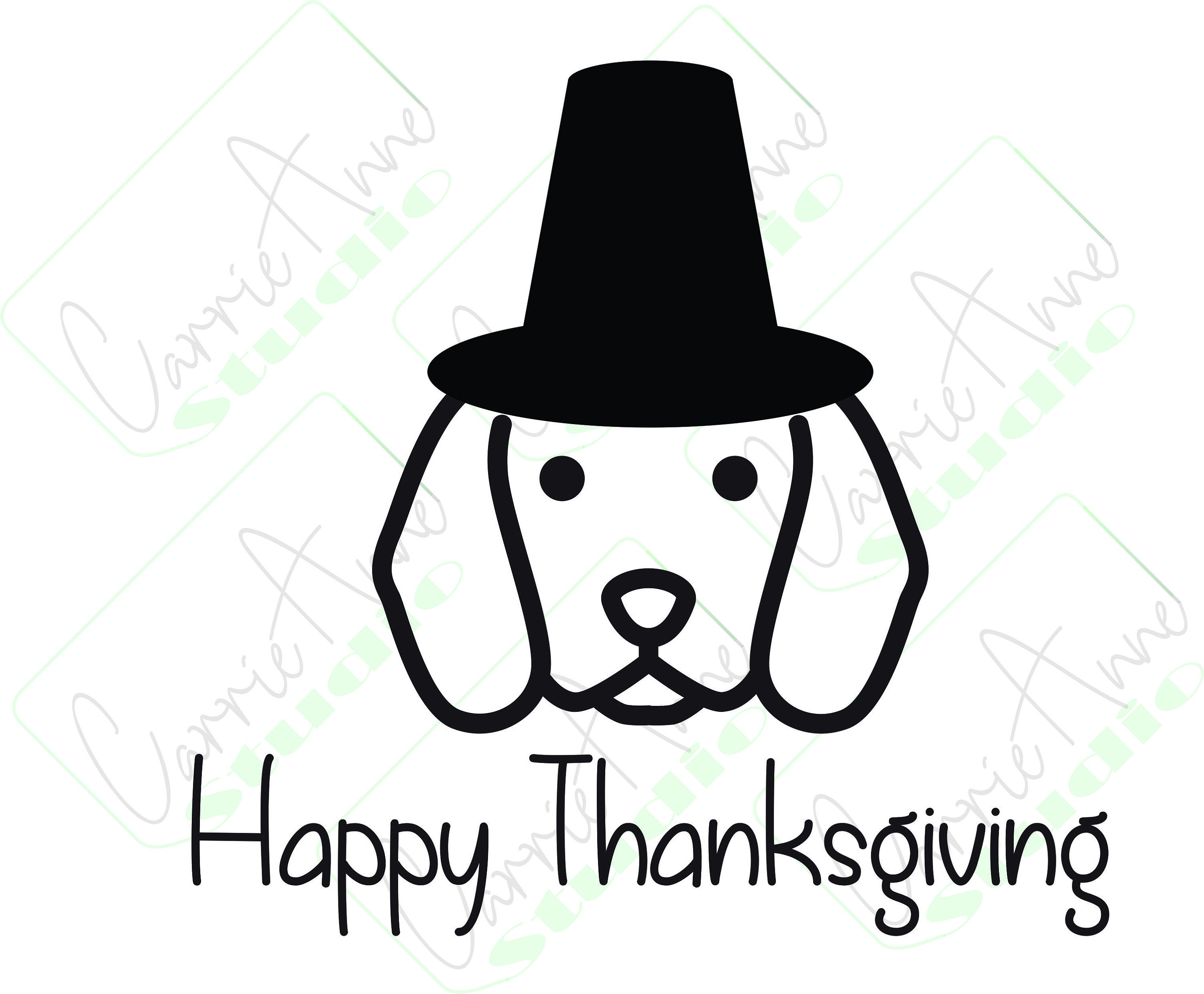 Beagle Thanksgiving SVG - Etsy