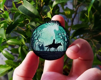 Princess mononoke pin | Etsy UK
