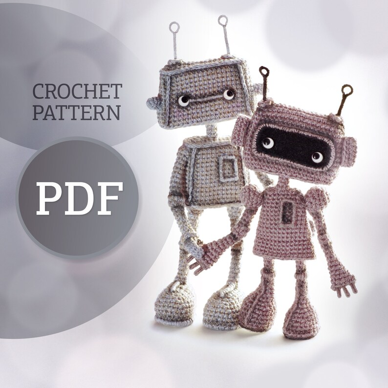 Robot Crochet Pattern Robot Crochet Toy Amigurumi | Etsy