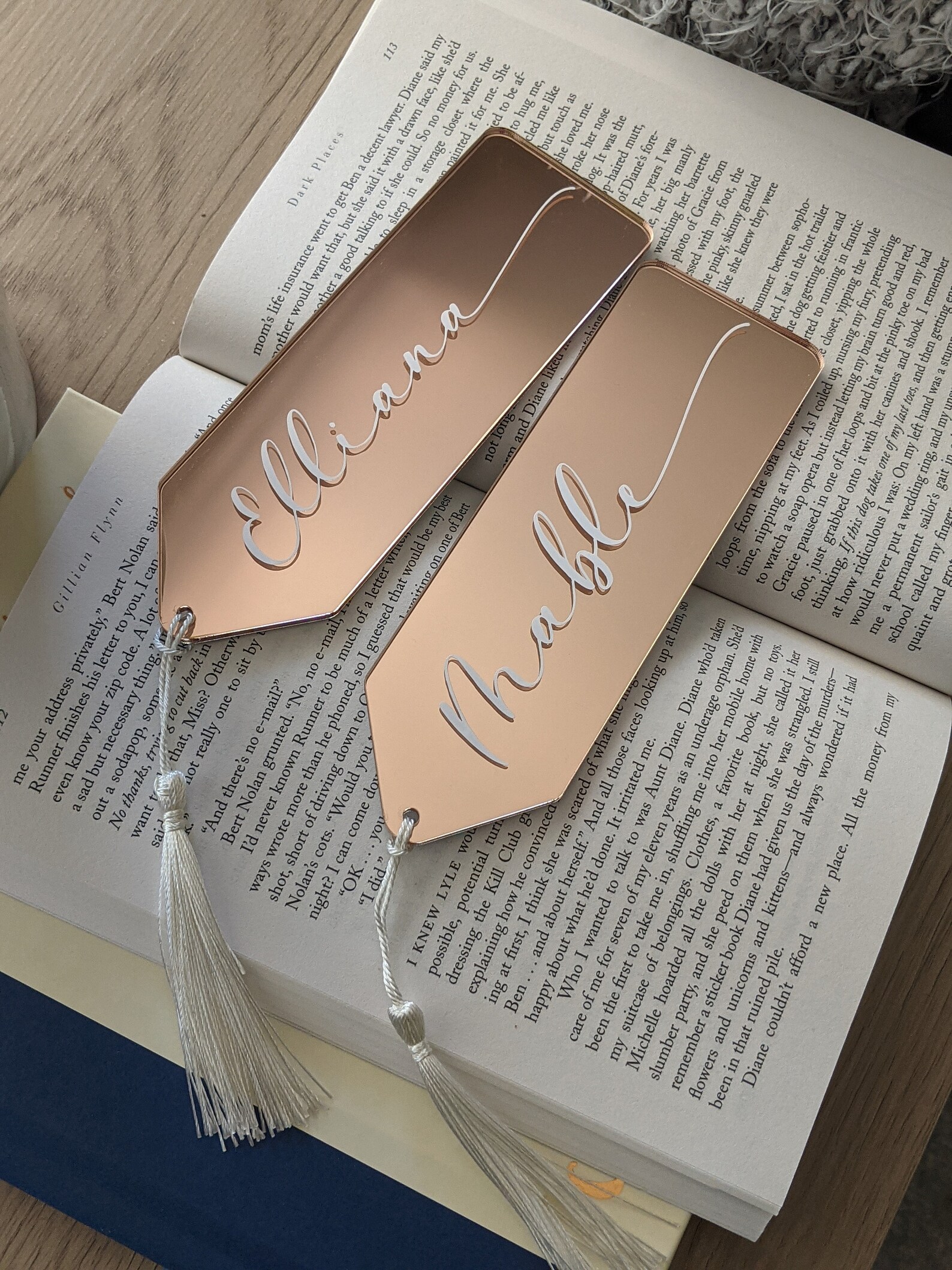 Acrylic Bookmark Personalized Acrylic Bookmark Bookmark - Etsy Canada