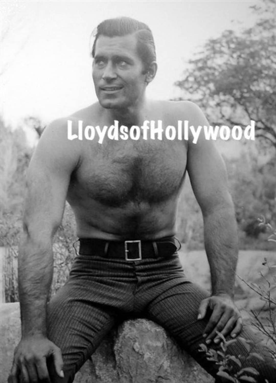 Clint Walker Cheyenne Bodie Handsome Cowboy TV Movie Hunk Hairy Chest ...