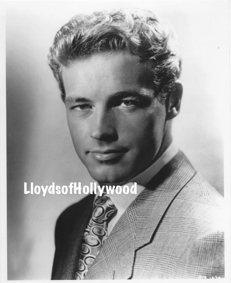 Guy Madison Handsome Actor Hunk Close up Photograph 1947 - Etsy