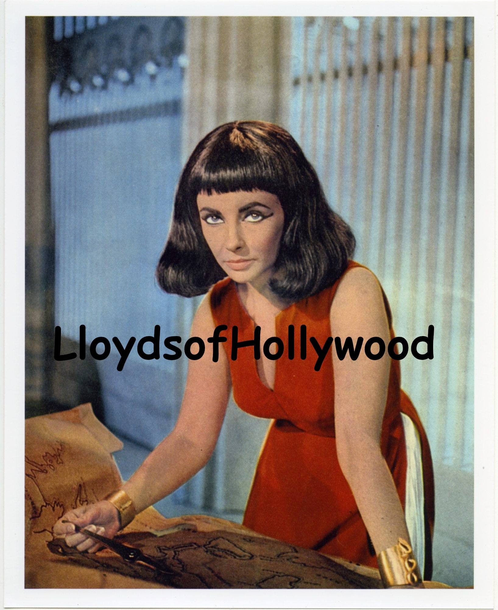 Elizabeth Taylor Cleopatra Scene Photograph 1962 - Etsy