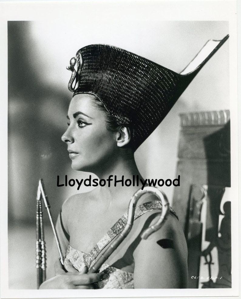 Elizabeth Taylor Cleopatra on Set Costume Test Photograph 1963 - Etsy