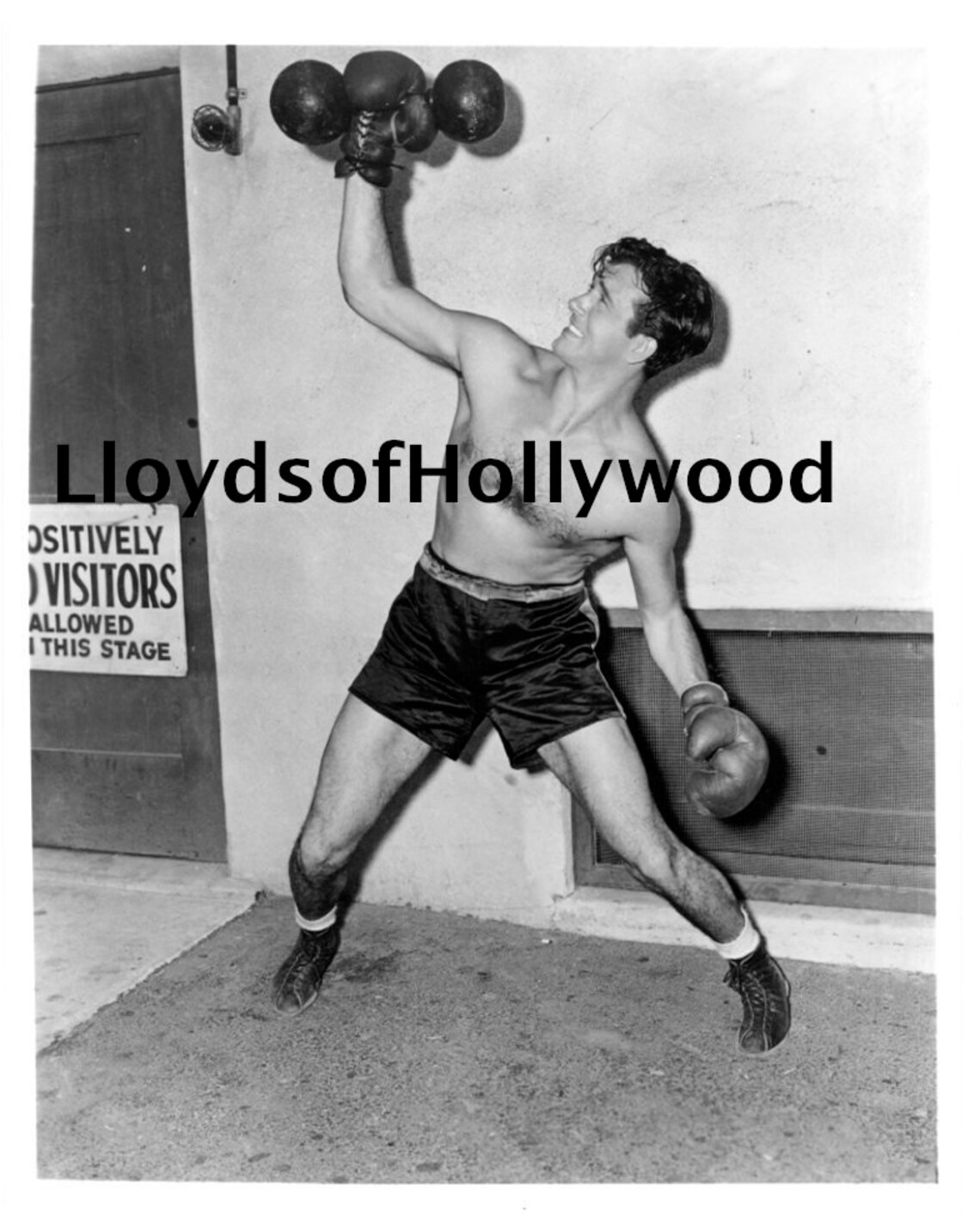 John Payne Handsome Hollywood Actor Hunk in Trunks Boxer Kid Galahad on ...