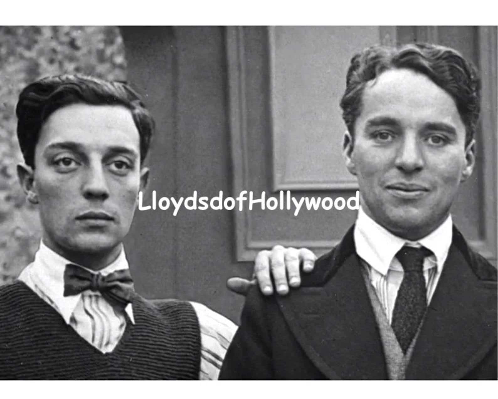Buster Keaton Charlie Chaplin Handsome Silent Film Actors Comedy Greats ...