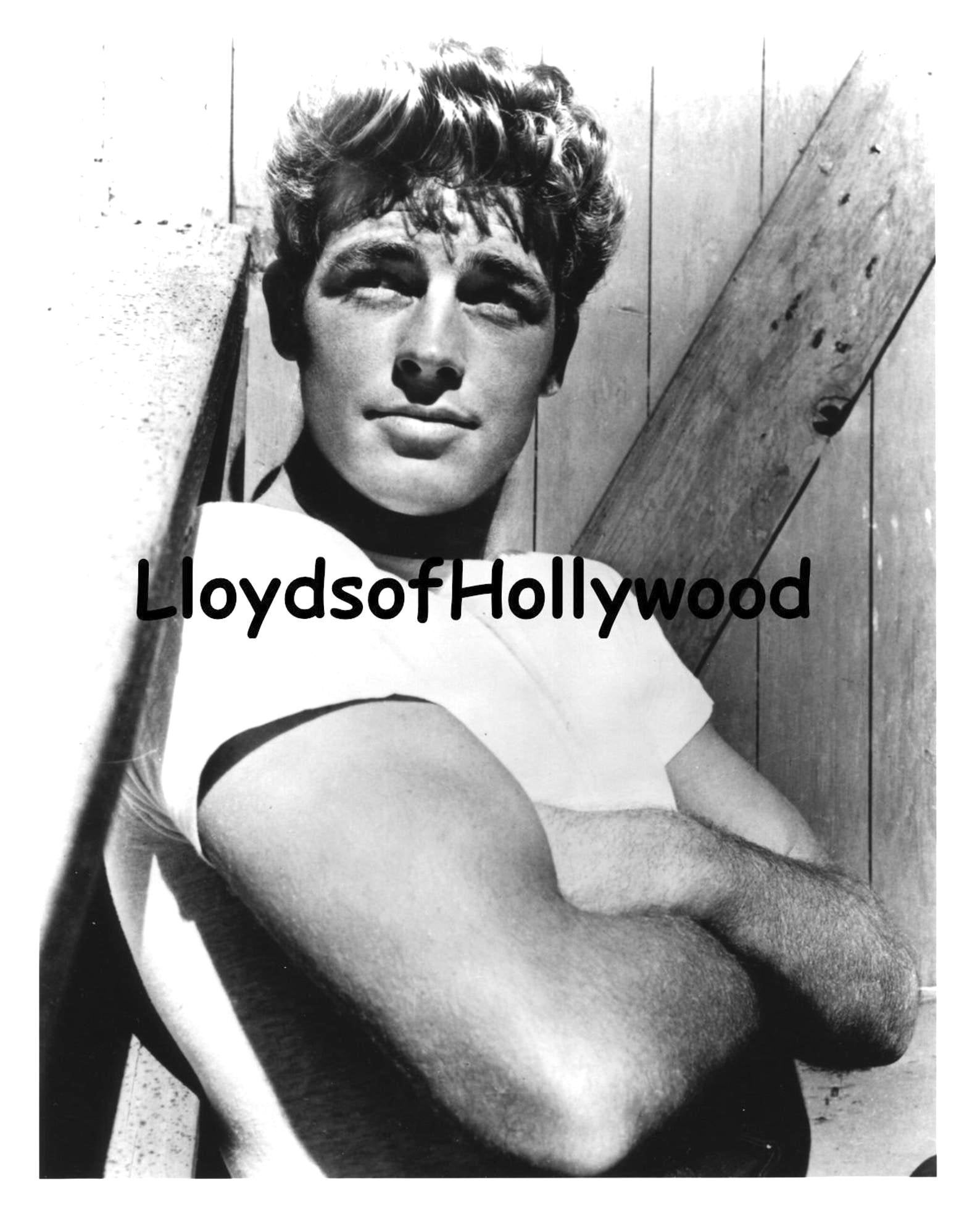 Guy Madison Actor Blond Hunk in T Shirt Muscular Arms Beefcake ...