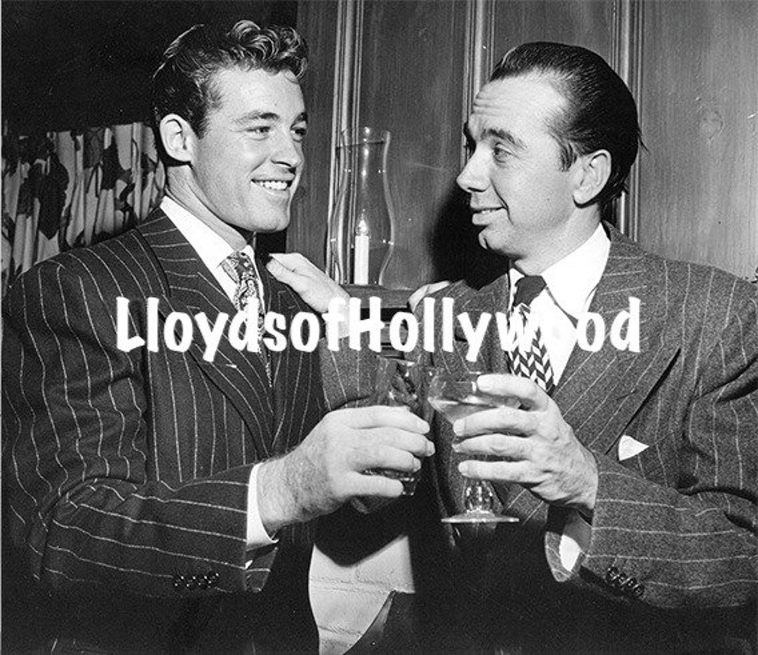 Guy Madison Handsome Hunk Drinks A Toast With Notorious Hollywood Agent ...