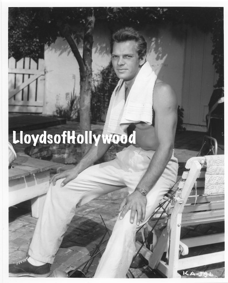 Keith Andes Barbanegra El Espadachín Pirata Beefcake Fotografía 1952 ...