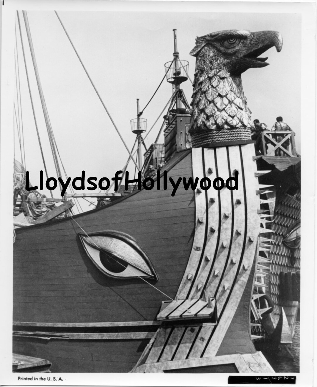 Elizabeth Taylor Cleopatra Her War Ship Set Design Photograph 1962 - Etsy