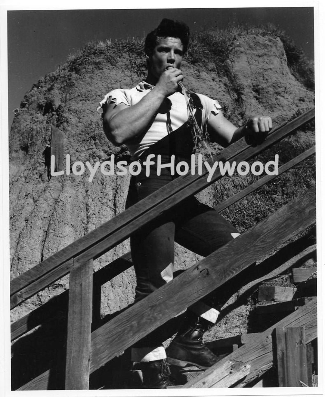 Steve Reeves Eating Carrot Test for Li'l Abner Candid Photograph 1959 ...