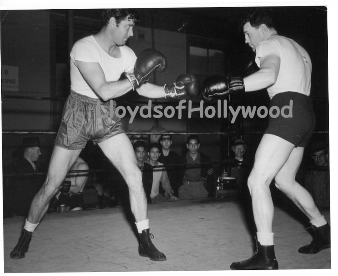 Handsome Actor at the Gym Boxing Workout Candid Photograph 1941 - Etsy