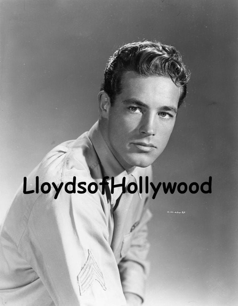 Guy Madison Handsome Actor in Uniform Studio Honymoon Test Photograph ...