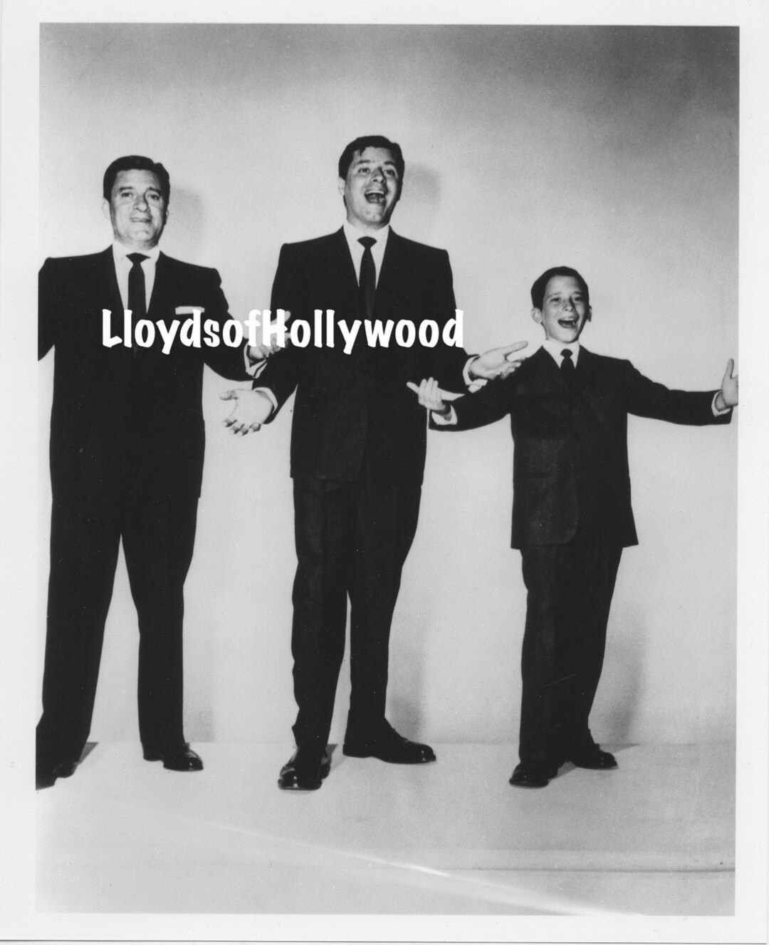 Jerry Lewis With His Father Dannylewis and His Son Gary Lewis ...