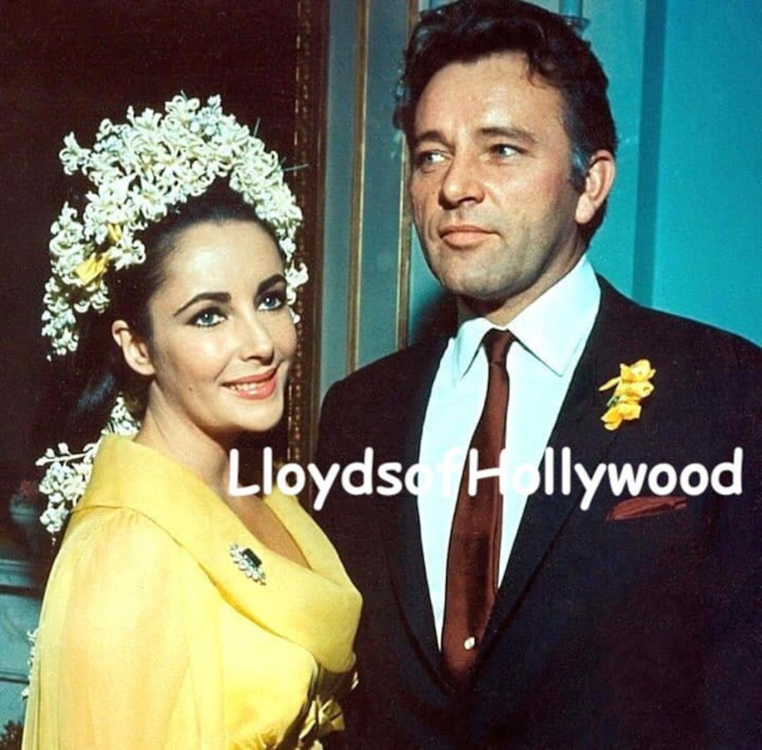 Elizabeth Taylor Richard Burton Married Happy Bride and Groom so in ...