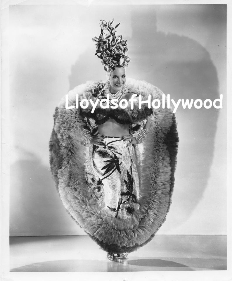Carmen Miranda Brazilian Bombshell Singer Actress Hollywood Star ...