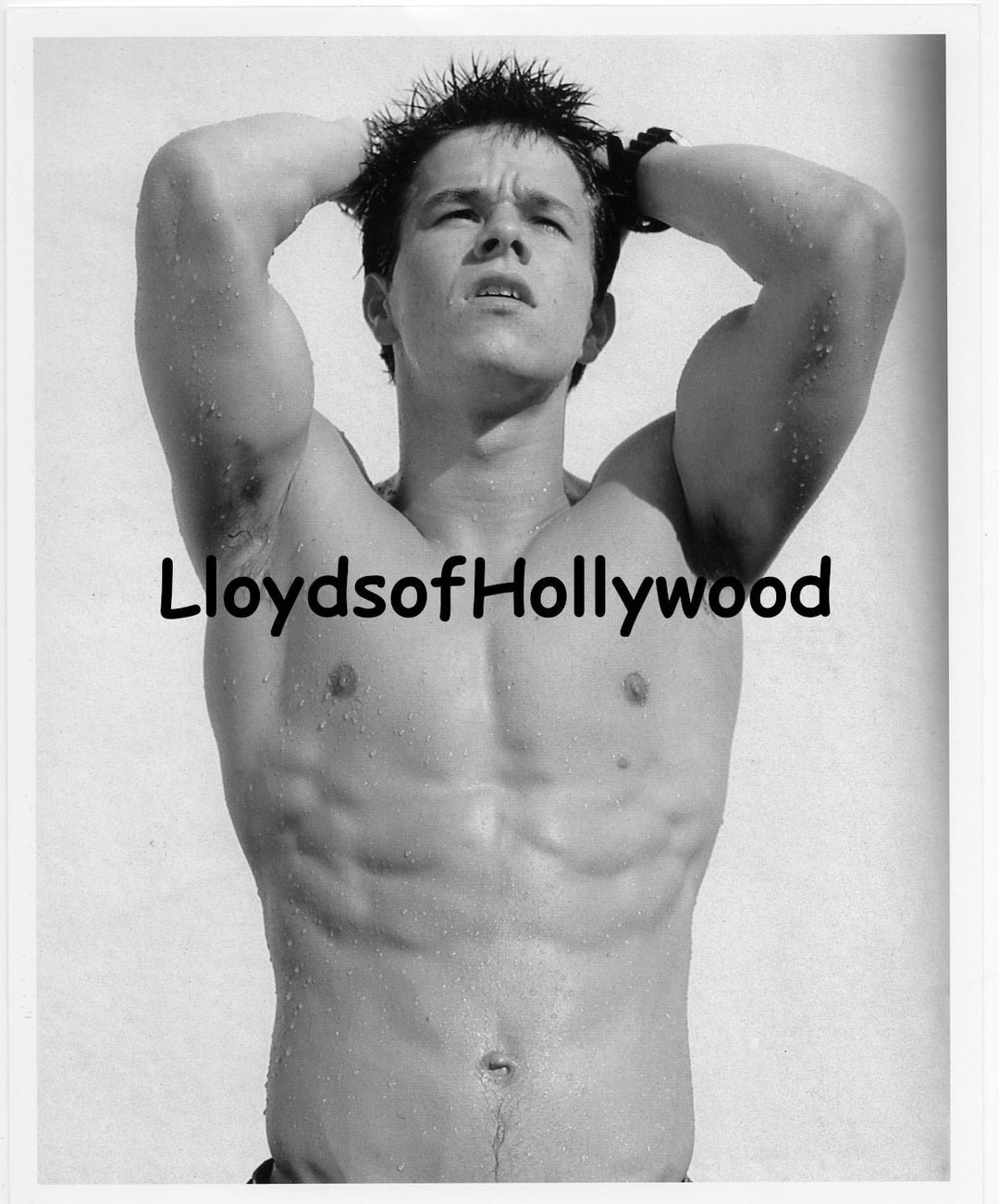 Mark Wahlberg Flexing Biceps