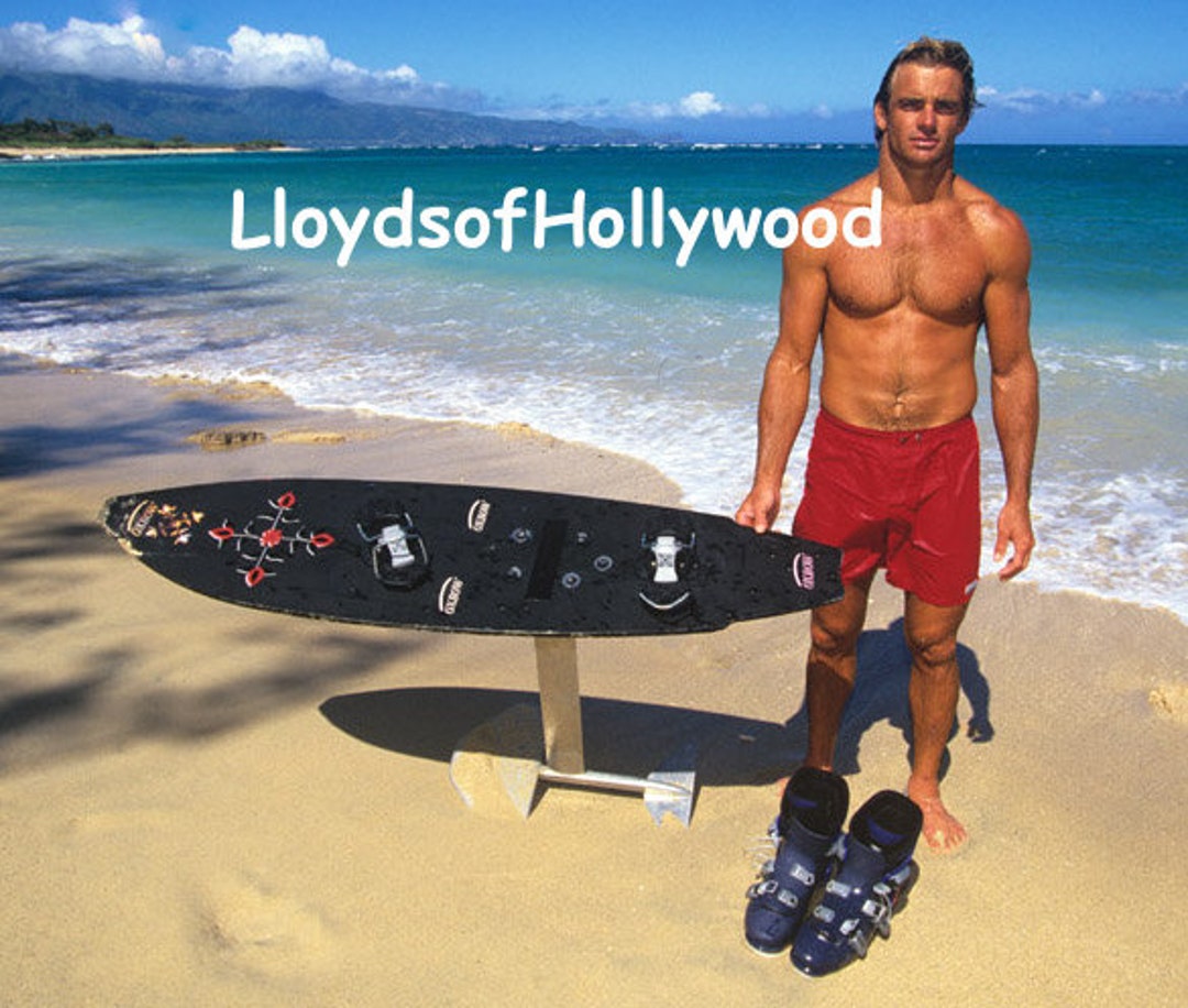 Laird Hamilton Handsome Blond Muscular Hunk in Red Trunks Big Wave ...