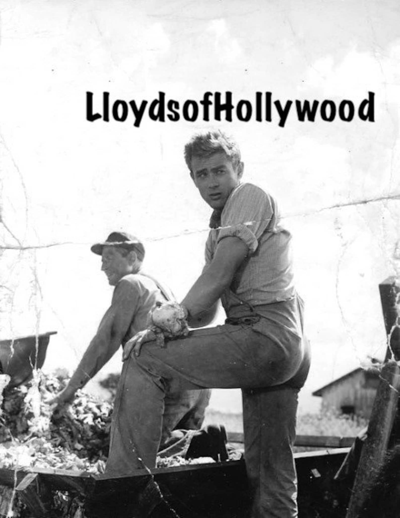 James Dean Handsome Hollywood Legend on Set of East of Eden Rare Candid ...
