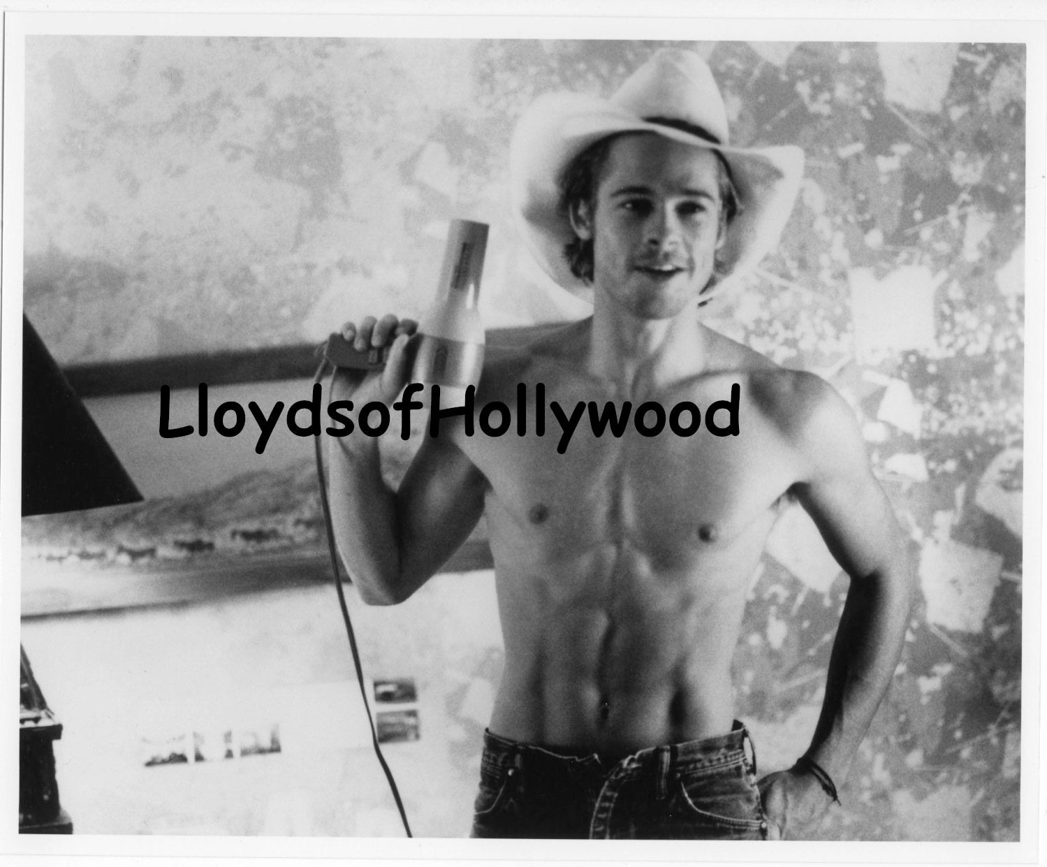 Brad Pitt Handsome Actor Oscar Winner Bare Chest Hunk Thelma and Louise ...