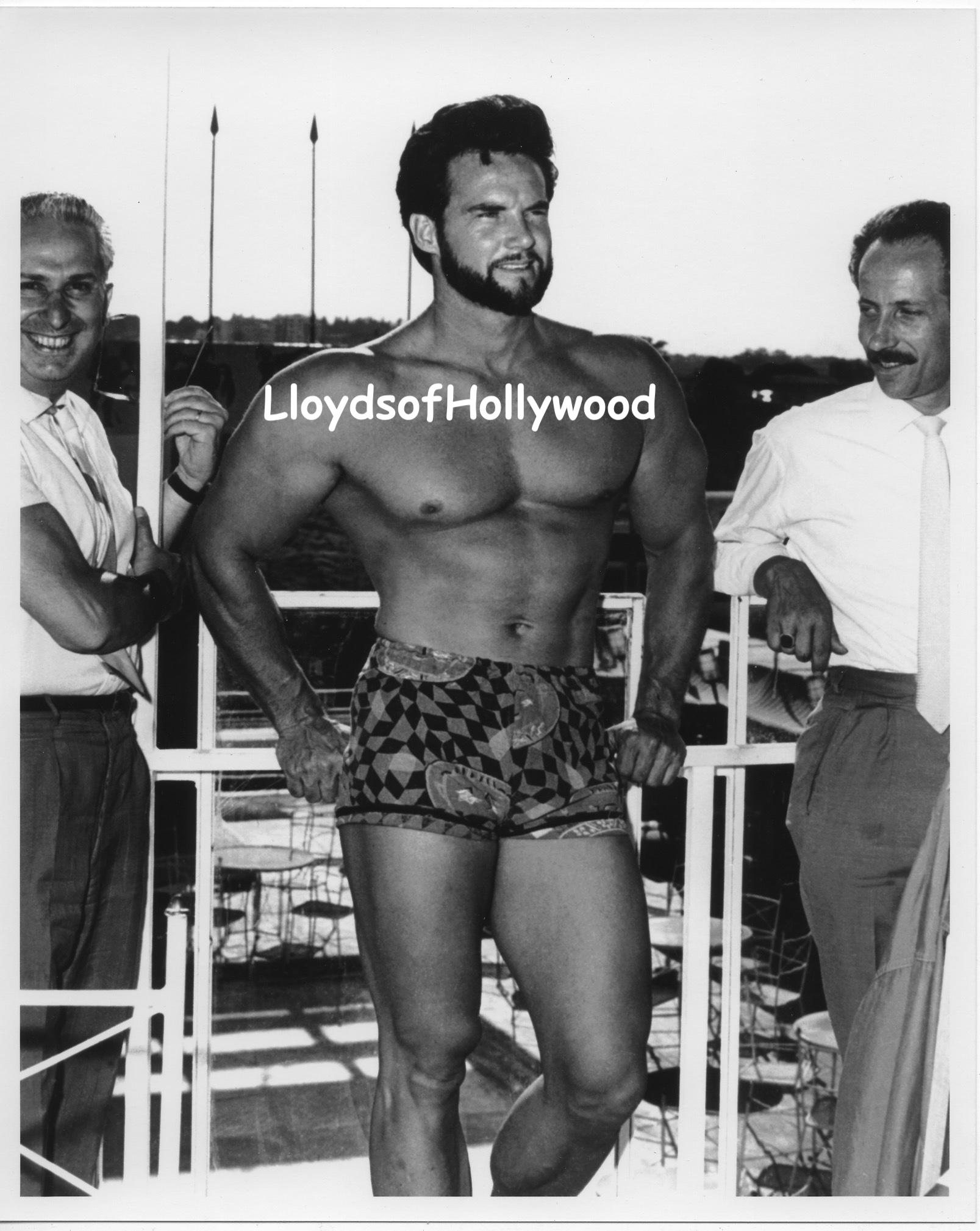 Steve Reeves Handsome Actor Bodybuilder in Rome Candid Photograph 1956 ...