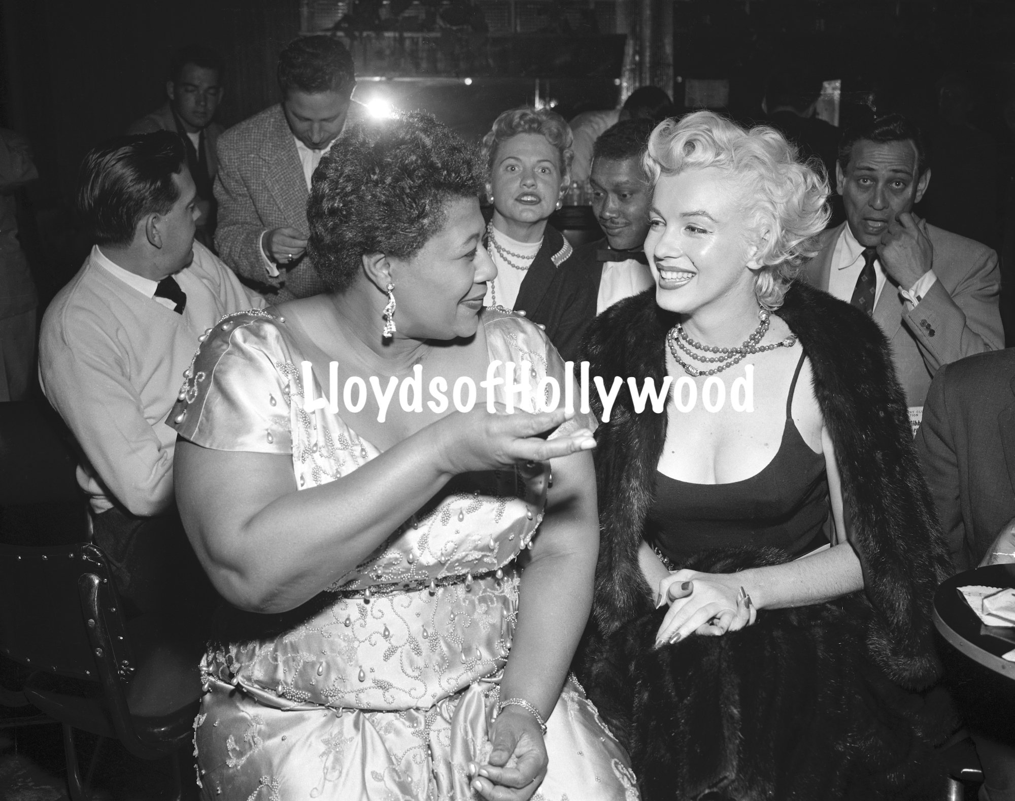 Marilyn Monroe Hollywood Glamour With Jazz Singer Ellia Fitzgerald the ...