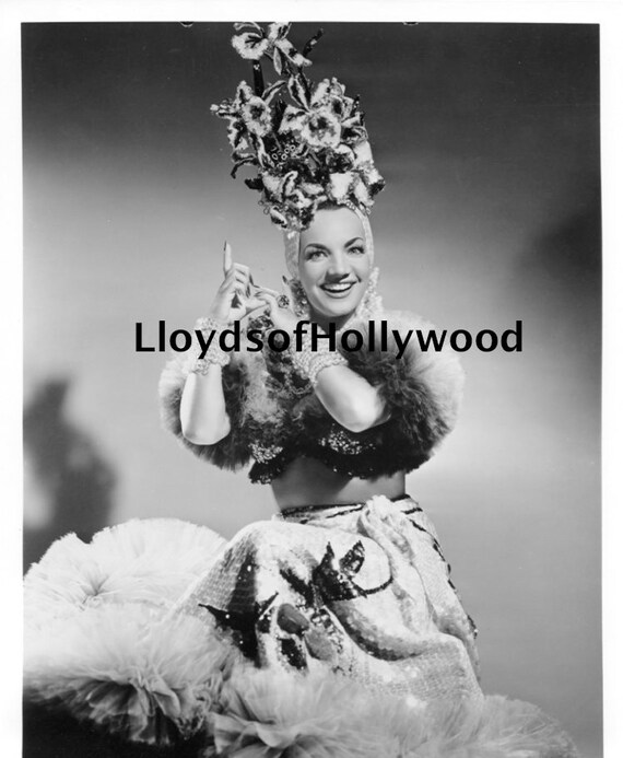 Carmen Miranda Brazilian Bombshell Singer Actress Hollywood | Etsy