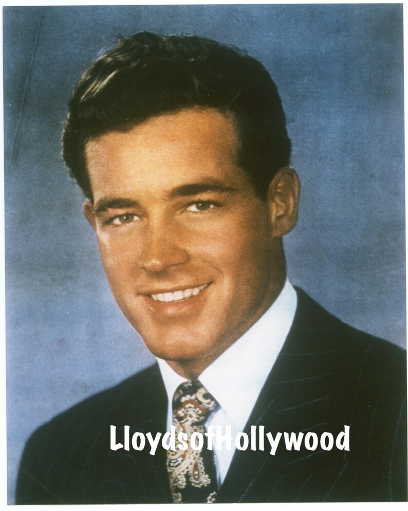 Guy Madison Handsome Actor Hunk in Suit Studio Publicity Photograph ...