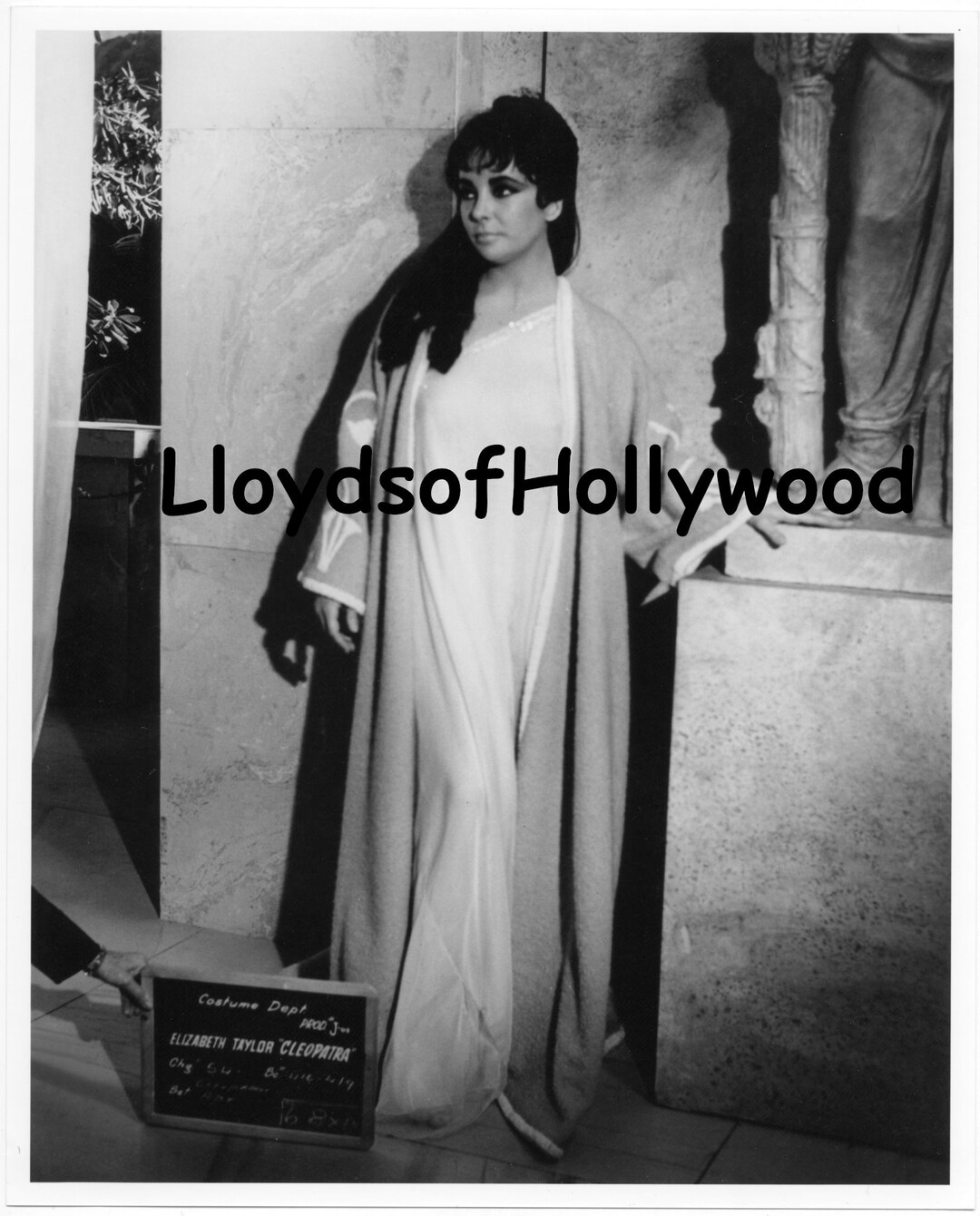 Elizabeth Taylor Cleopatra on Set Costume Test Photograph 1963 - Etsy