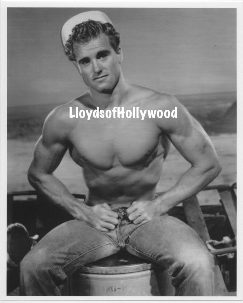 Ed Fury Handsome Physique Model Bodybuilder Hunk in Jeans - Etsy